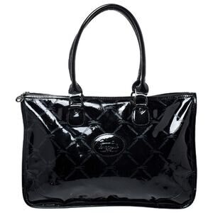 Longchamp | Bags | Nwot Longchamp Patent Leather Double Top Handle ...